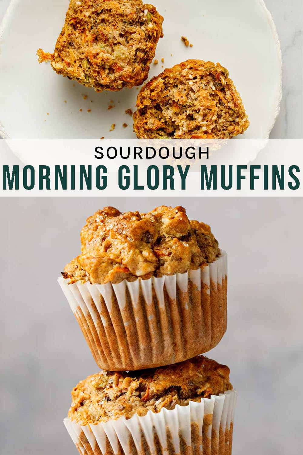 Sourdough Morning Glory Muffins - The Baked Collective