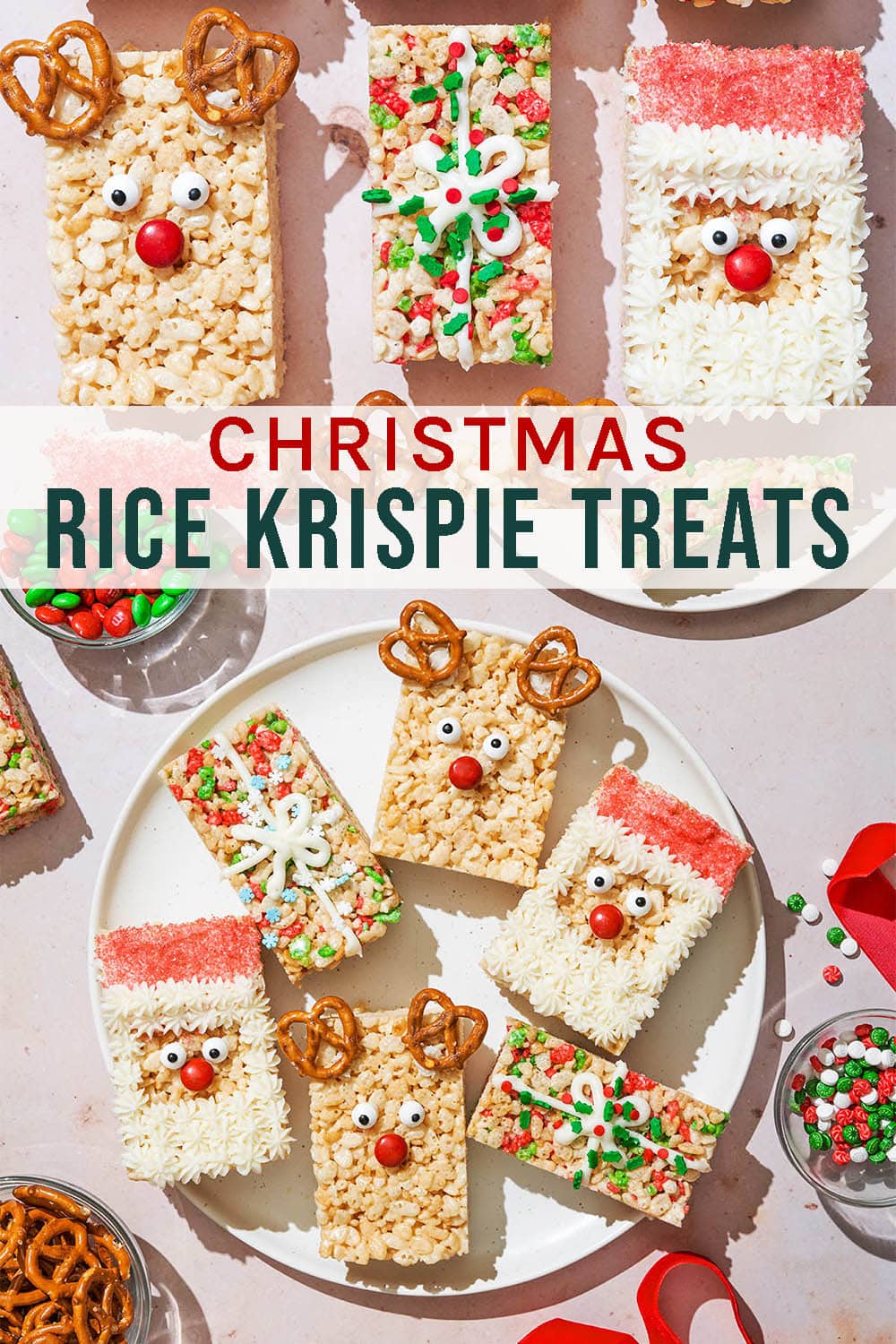 Christmas Rice Krispie Treats - The Baked Collective