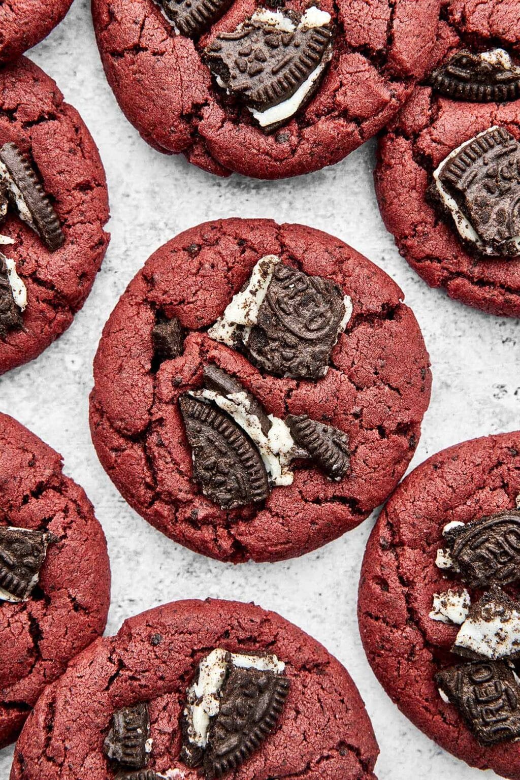 Oreo Red Velvet Cookies - The Baked Collective