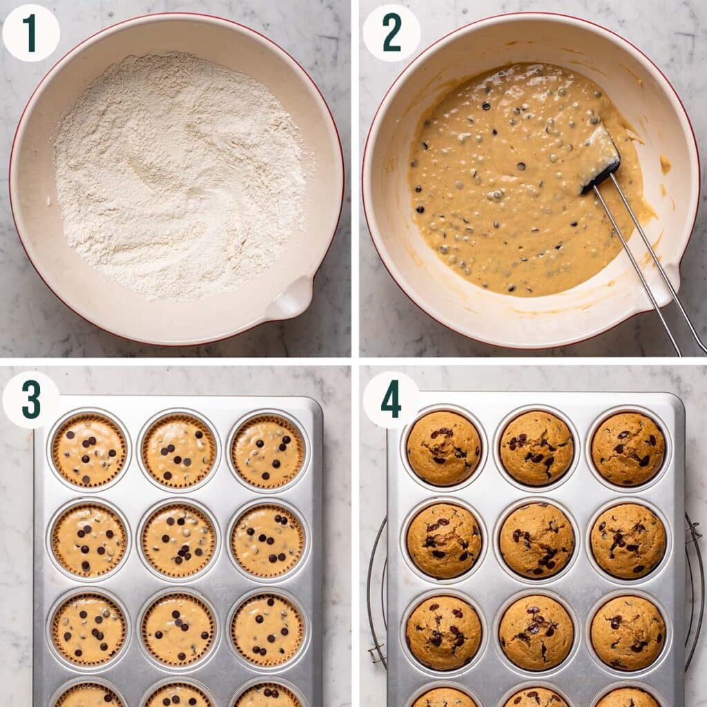 Sourdough Chocolate Chip Muffins - The Baked Collective